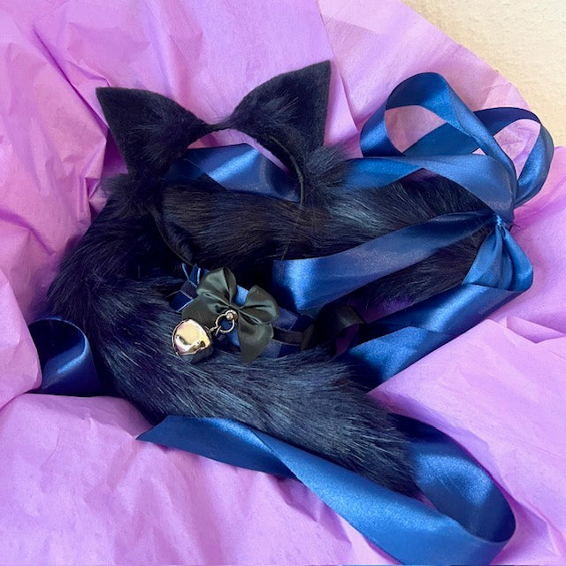 Limited Edition Royal Blue Kitten Play Set– Kittens & Kink