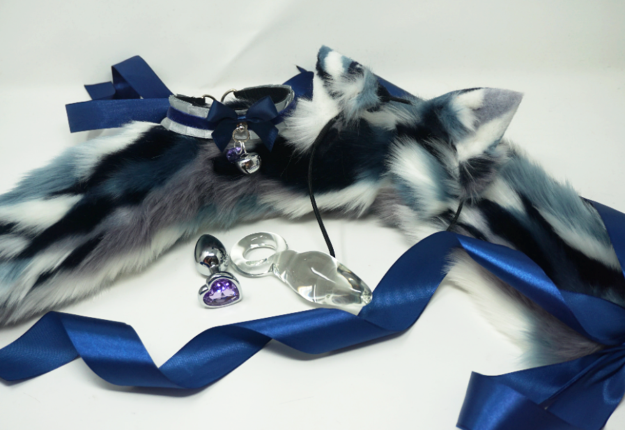 Russian Blue Calico Kitten Play Set– Kittens & Kink