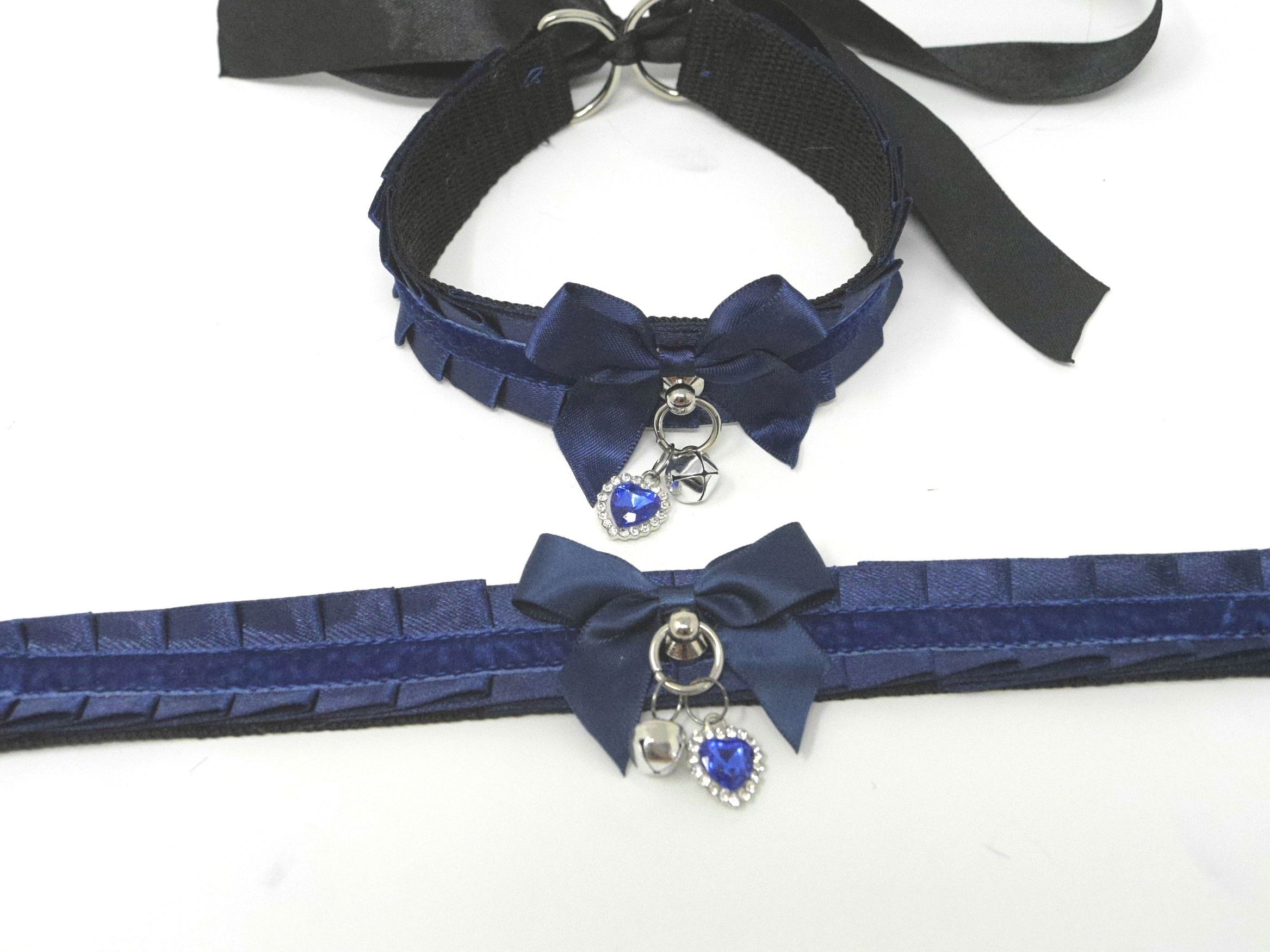 Sapphire Jewel Collar– Kittens & Kink